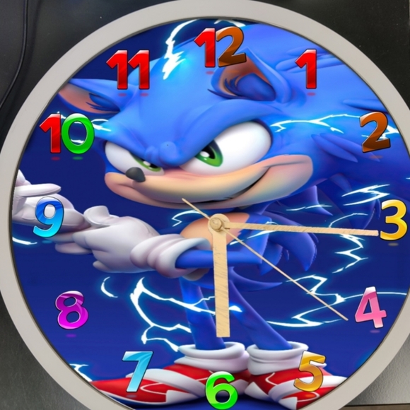 Sonic | Wall Decor | Bad Boy Sonic Clock | Poshmark
